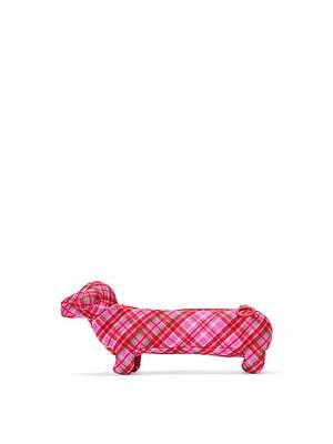 Pink Dog Makeup Brush Bag - Print