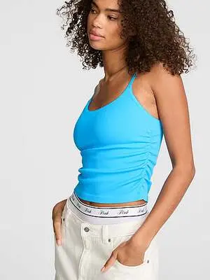 Pink Trimmed Camis Tanks For Women