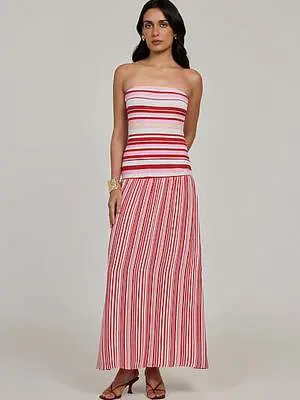 VICTORIA'S SECRET Summer Away Thea Strapless Maxi Dress