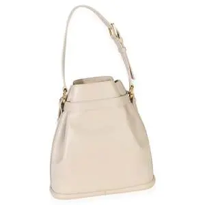 Dior Calfskin Cd Embossed Cest Bucket Bag - Beige