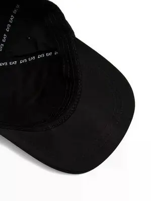 EA7 Logo Patch Baseball Cap - Black
