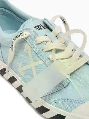 Off-White Vulcanized Lace-up Sneakers - Blue