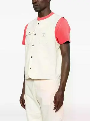 ROY ROGER'S Multi-pocket Sleeveless Gilet
