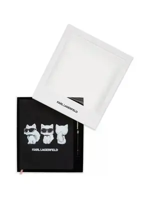 Karl Lagerfeld Ikon Choupette Notebook And Pen Set