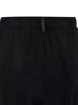 Fabiana Filippi Elasticated-waistband Linen Trousers