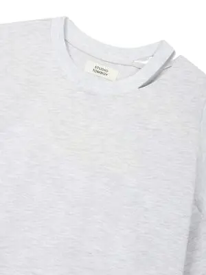 STUDIO TOMBOY Cut-out T-shirt