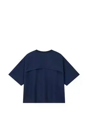 STUDIO TOMBOY Graphic-print Back-flap T-shirt - Blue