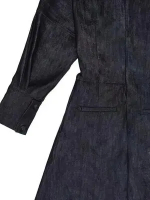 THELATEST Drew V-neck Wide-leg Jumpsuit - Blue