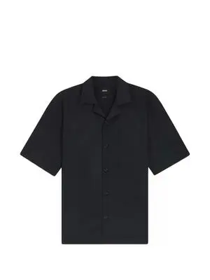 BOSS Short-sleeve Camp-collar Shirt