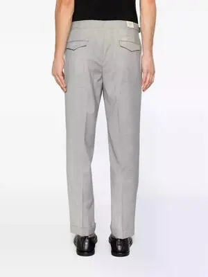 BRIGLIA 1949 Pleated Side-adjuster Trousers - Grey