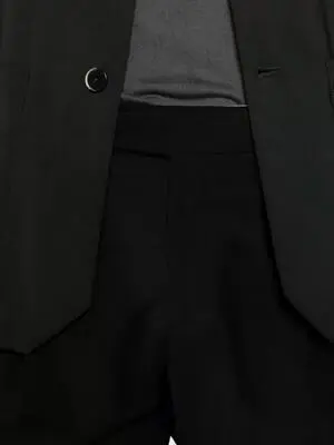 BRIGLIA 1949 Pleated Buckled-waist Trousers - Black