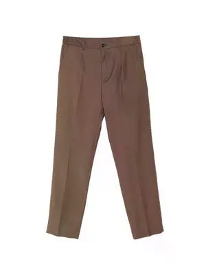 HOSIO Pleated Straight-leg Trousers