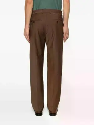 HOSIO Pleated Straight-leg Trousers