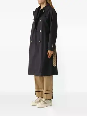Herno Belted Trench Coat - Blue