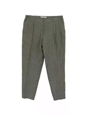 BRIGLIA 1949 Linen Trousers - Green