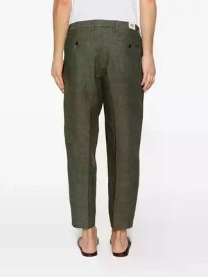 BRIGLIA 1949 Linen Trousers - Green