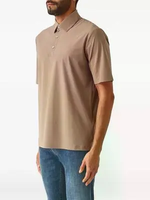 Herno Short-sleeve Polo Shirt - Neutrals