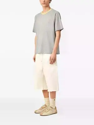 AMI Paris De Coeur Cotton T-shirt - Grey