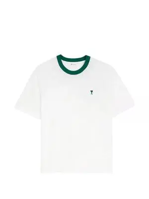 AMI Paris Cotton De Coeur T-shirt - White