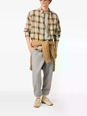Ami De Coeur Checkered Boxy Shirt - Neutrals