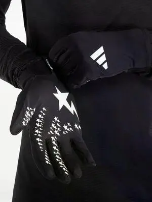 Adidas X Bape Camo Logo-print Gloves