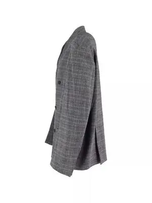 Balenciaga Double-breasted Checked Blazer