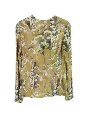 Dolce & Gabbana Floral-print Blouse - Green