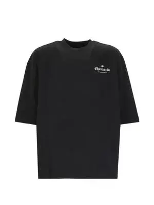 Adidas X Willy Chavarria Logo-print Rose-graphic T-shirt