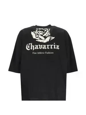 Adidas X Willy Chavarria Logo-print Rose-graphic T-shirt