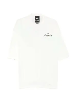 Adidas X Willy Chavarria Logo-print T-shirt - Neutrals