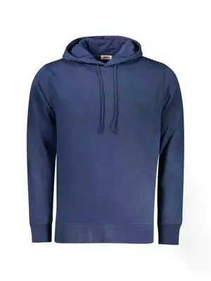 RIFLE Logo-embroidered Hoodie - Blue