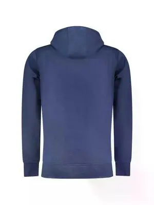 RIFLE Logo-embroidered Hoodie - Blue