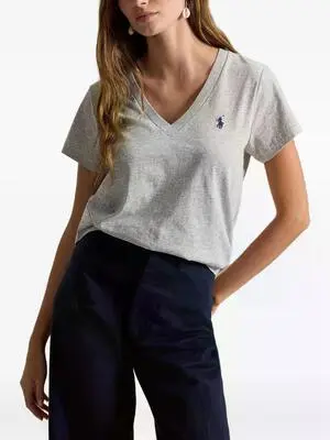 Polo Ralph Lauren Logo-embroidered V-neck T-shirt
