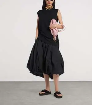 Balenciaga Mini Leather Bolero Bowling Bag - Pink
