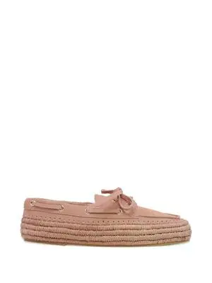 PALOMA BARCELO Penelope Raffia-upper Mules - Pink