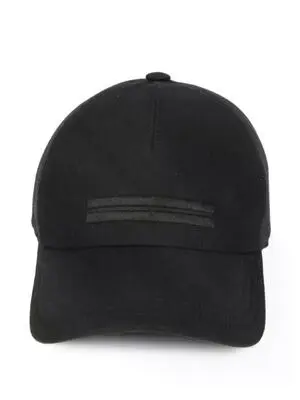 Zegna Embroidered Baseball Cap - Black