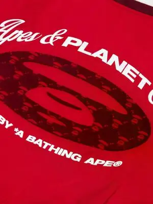 AAPE BY *A BATHING APE Embroidered Logo-patch Varsity Jacket