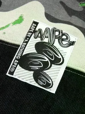 AAPE BY *A BATHING APE Moonface Camo-print Hoodie