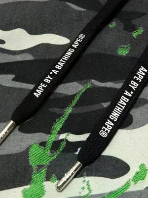 AAPE BY *A BATHING APE Moonface Camo-print Hoodie