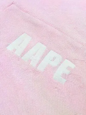 AAPE BY *A BATHING APE Moonface Embroidered Jacquard T-shirt