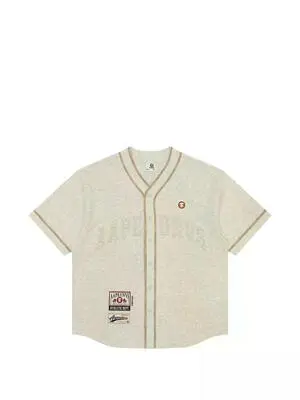 AAPE BY *A BATHING APE Patch Baseball Shirt - Grey