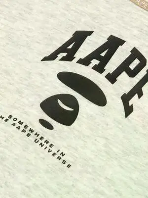 AAPE BY *A BATHING APE Patch Baseball Shirt - Grey