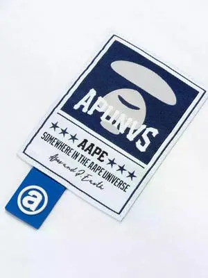 AAPE BY *A BATHING APE Moonface Patch Panelled T-shirt