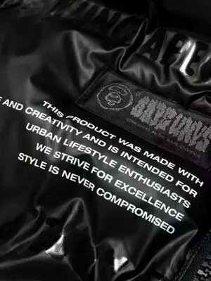 AAPE BY *A BATHING APE Moonface Logo Puffer Jacket