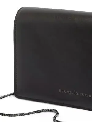 Brunello Cucinelli Leather Chain Wallet