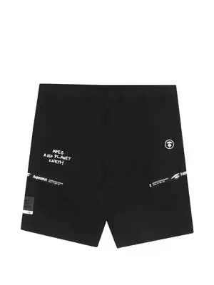 AAPE BY *A BATHING APE Moonface Cargo Shorts