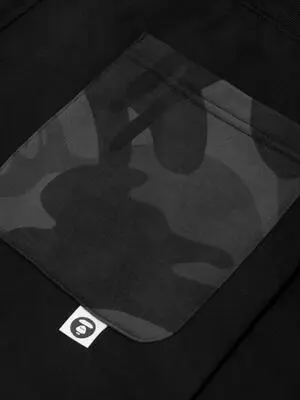AAPE BY *A BATHING APE Moonface Patch Track Pants - Black