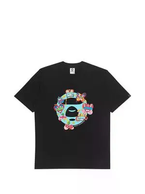 AAPE BY *A BATHING APE X Eric Inkala Moonface Graphic-print T-shirt