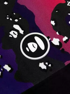 AAPE BY *A BATHING APE Moonface Camo-print Hoodie