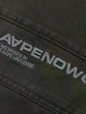 AAPE BY *A BATHING APE Logo-patch Trousers